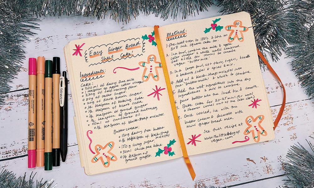 Tips & Tricks: Festive #BUJO recipe planning! — WashiGang