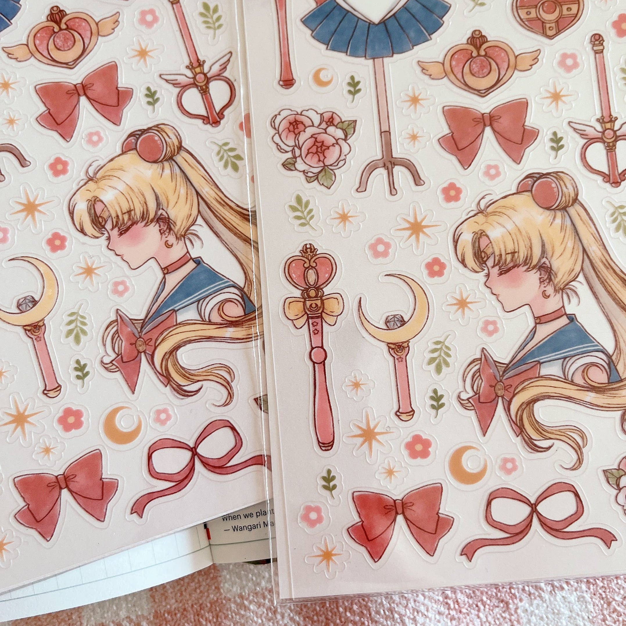 Sailormoon #2 Clear Sticker Sheet — WashiGang