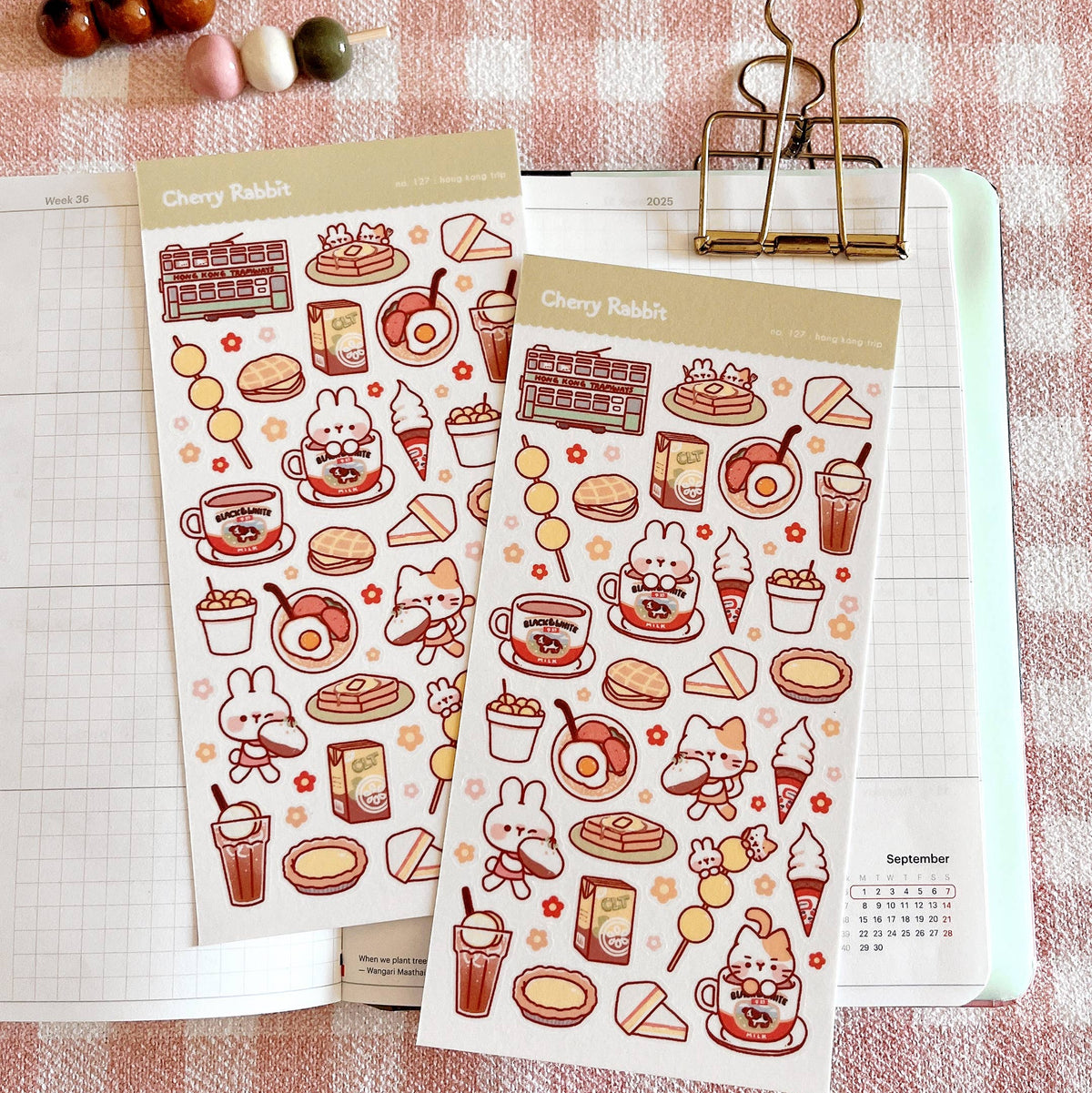 Hong Kong Trip Washi Sticker Sheet — WashiGang