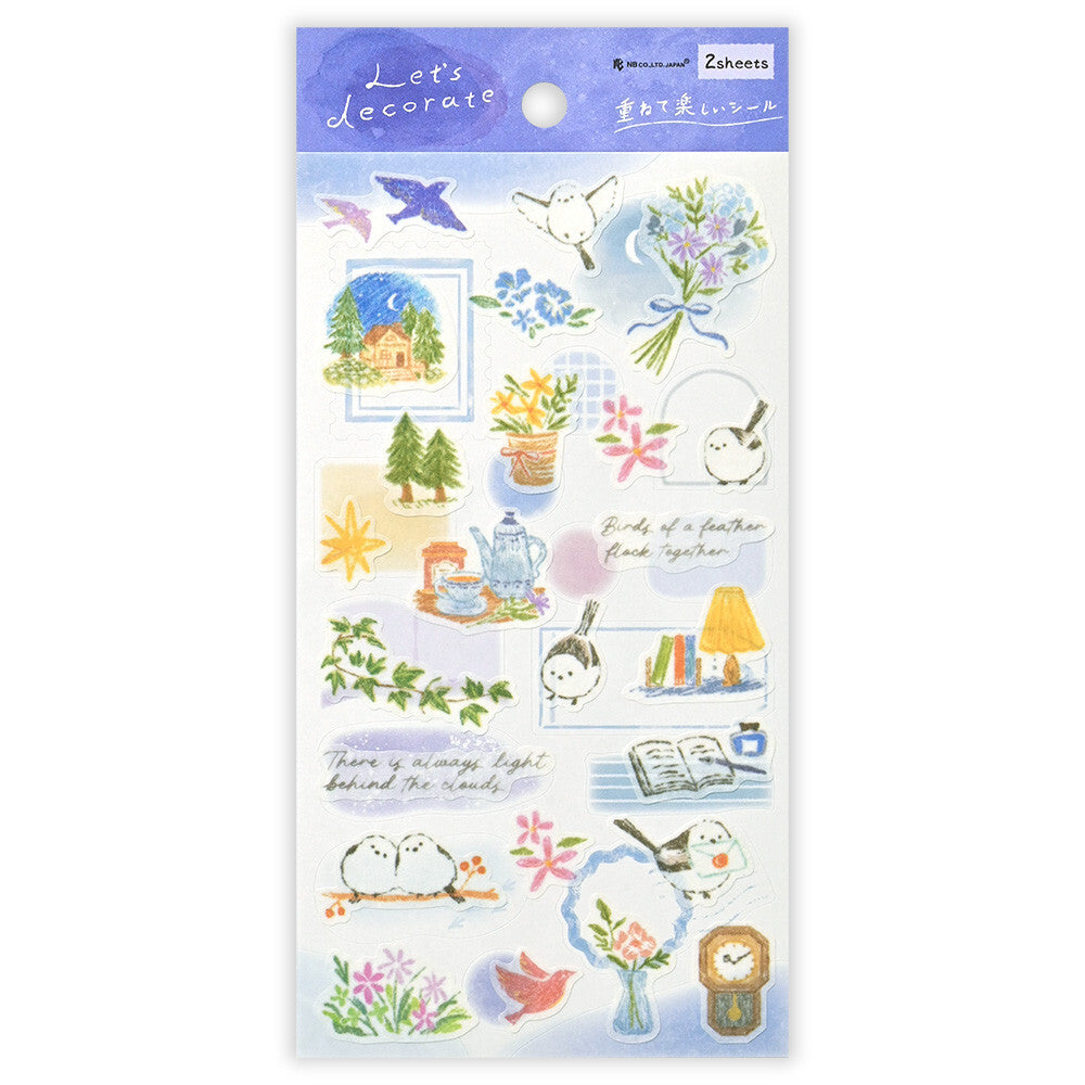 Sticker Set - Shimaenaga - 2 Sheets — WashiGang