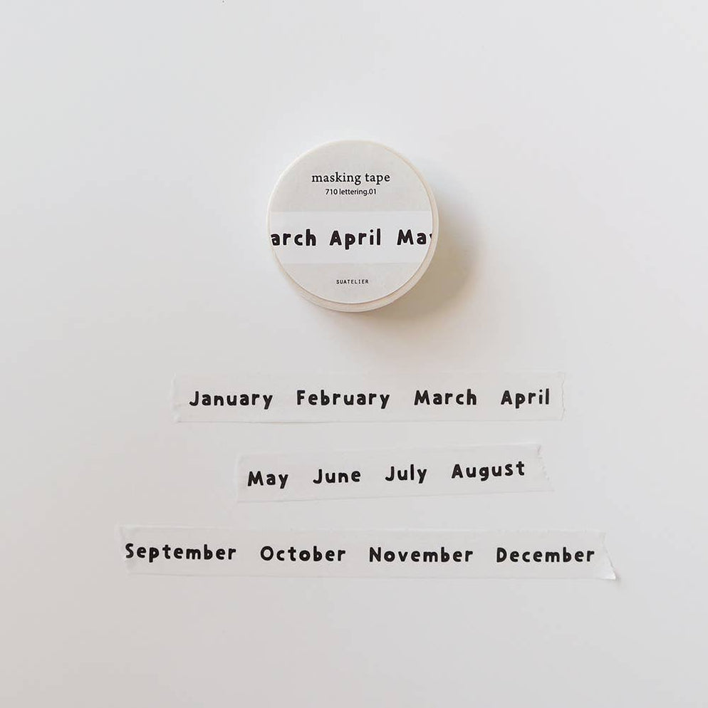 Masking Tape - Lettering.01 — WashiGang