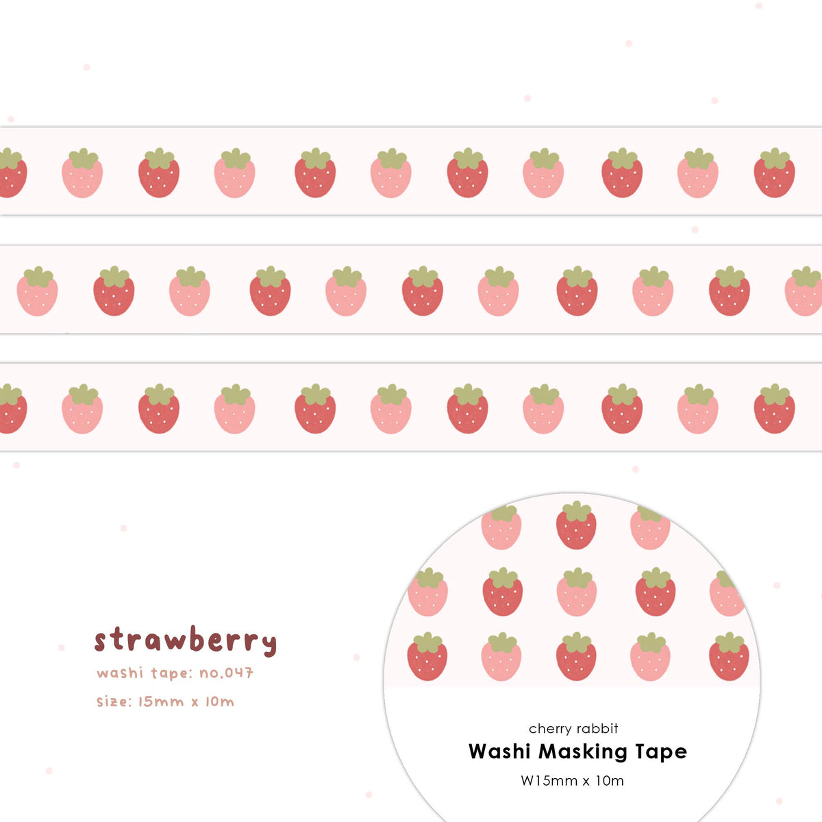 Strawberry Washi Tape — WashiGang
