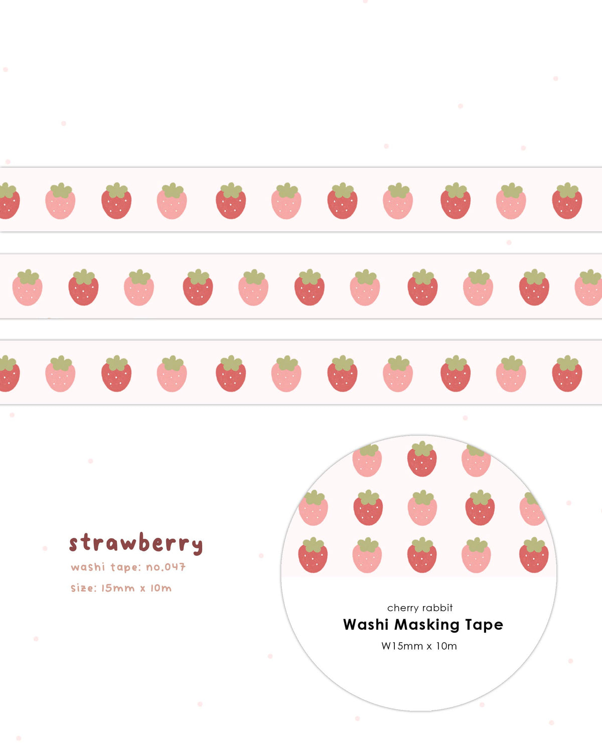 Strawberry Washi Tape — WashiGang