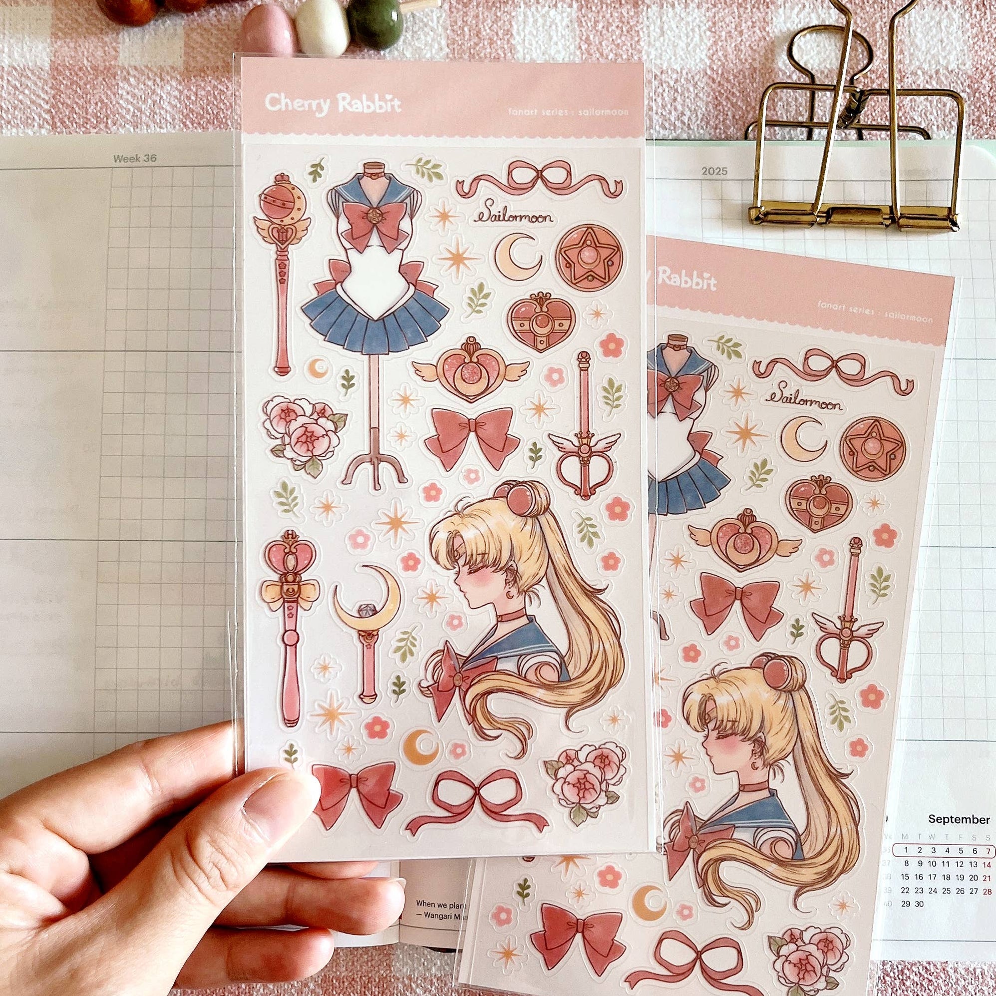 Sailormoon #2 Clear Sticker Sheet — WashiGang