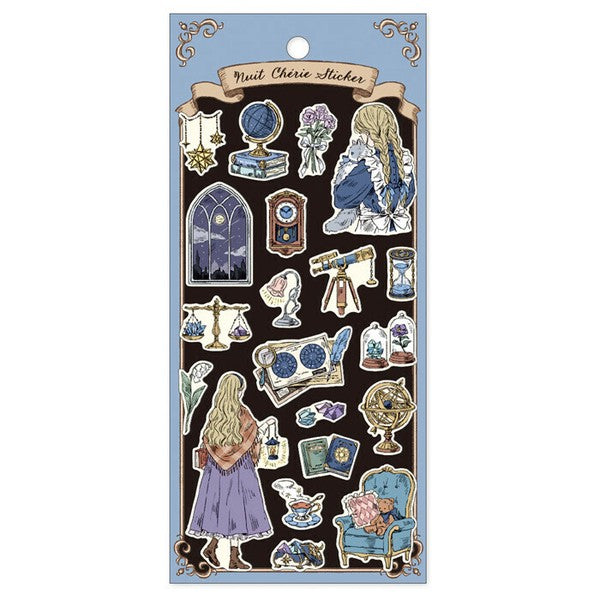 Mind Wave 'Nuit Chérie' Series Stickers - Dream of Starry Sky — WashiGang