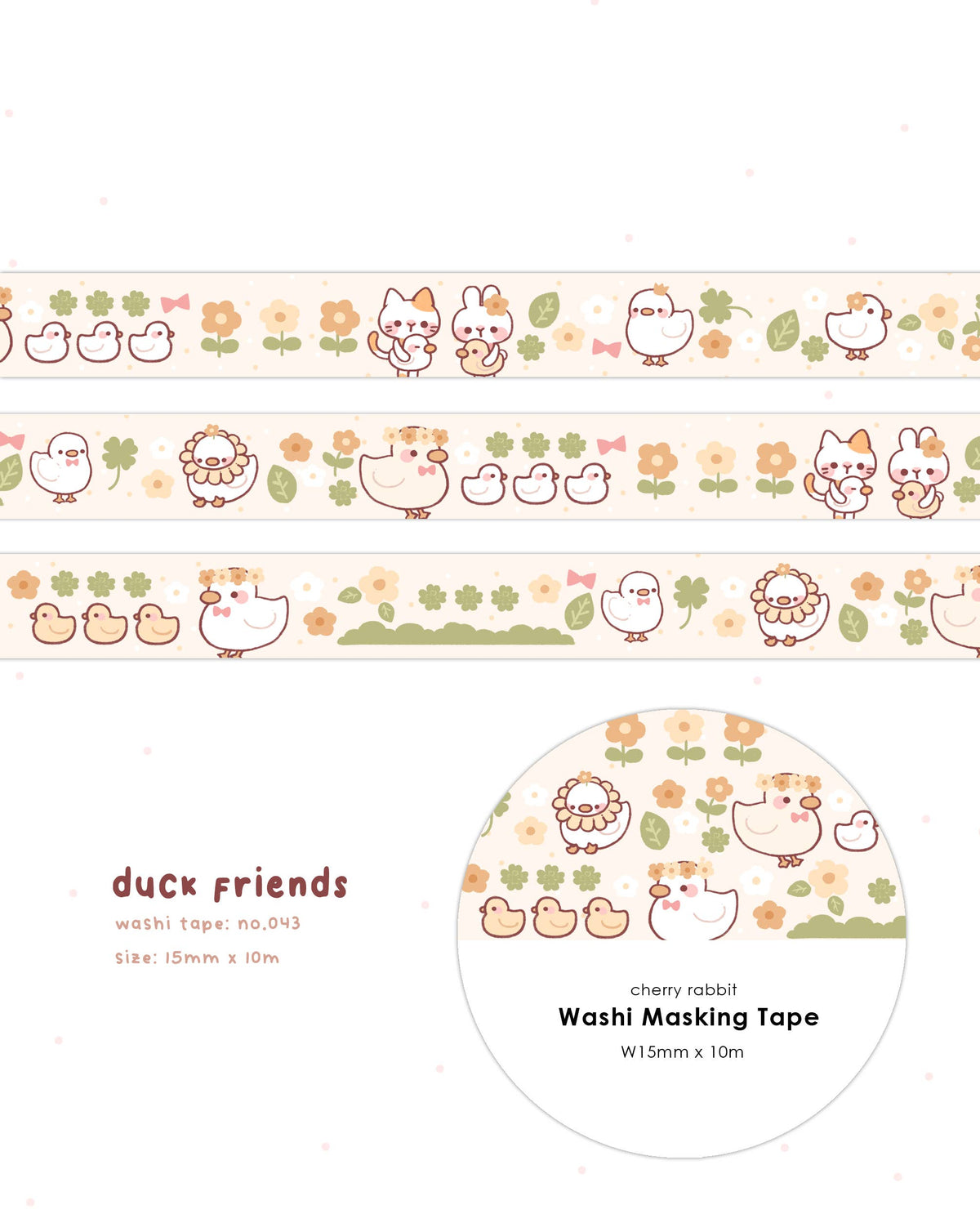 Duck Friends Washi Tape — WashiGang