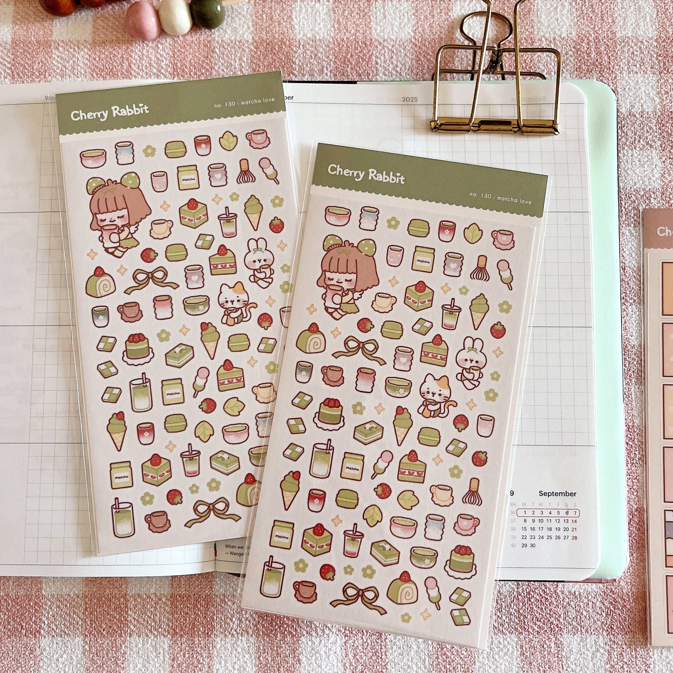 Matcha Love Washi Sticker Sheet — WashiGang