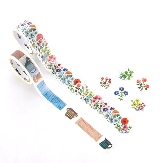 Bande Washi Tape Sticker Roll Set - Flower Garden — WashiGang