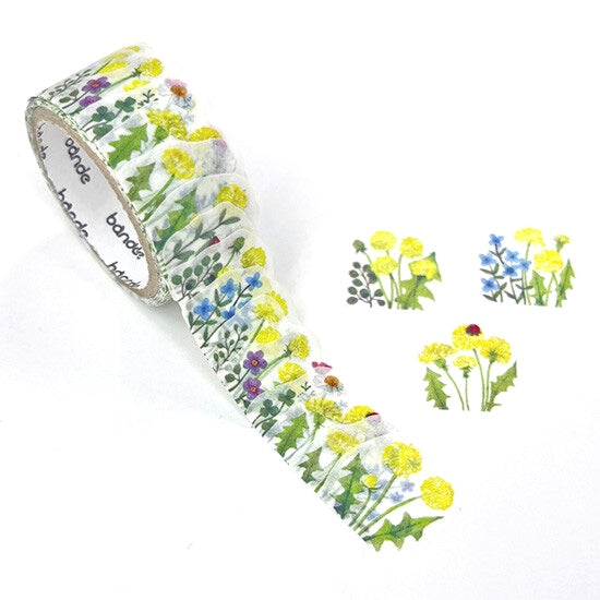 Bande Washi Tape Sticker Roll - Dandelion Field — WashiGang