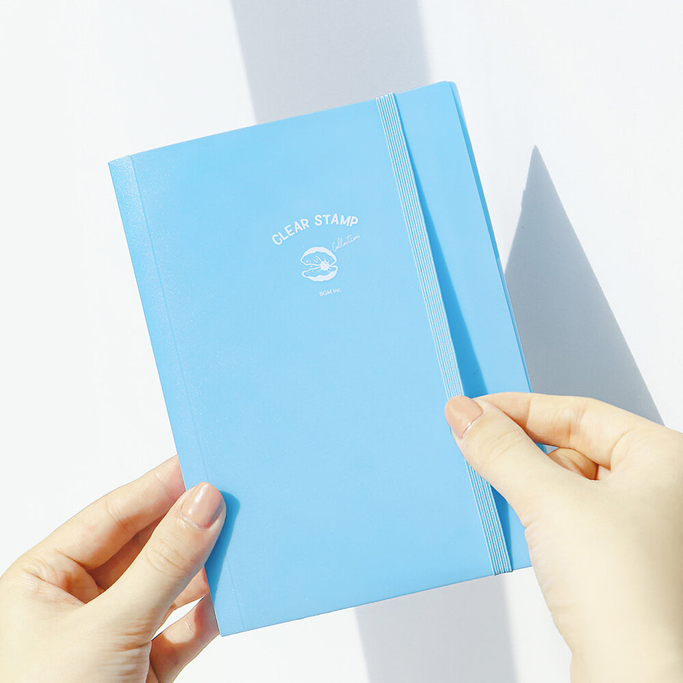 BGM Clear Stamp Storage Folder - Baby Blue — WashiGang