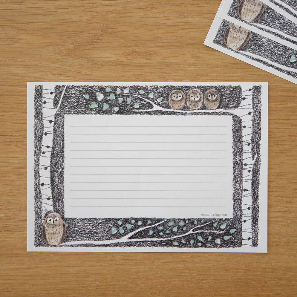 Small Birds Letter Writing Paper A5 Size - 40 Sheets | WashiGang Australia