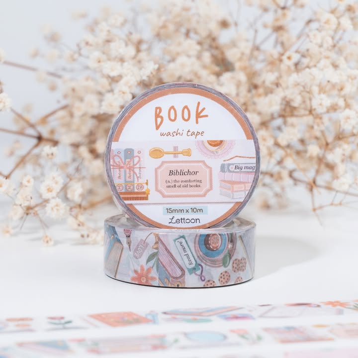 LETTOOn Washi Tape - Book | WashiGang Australia