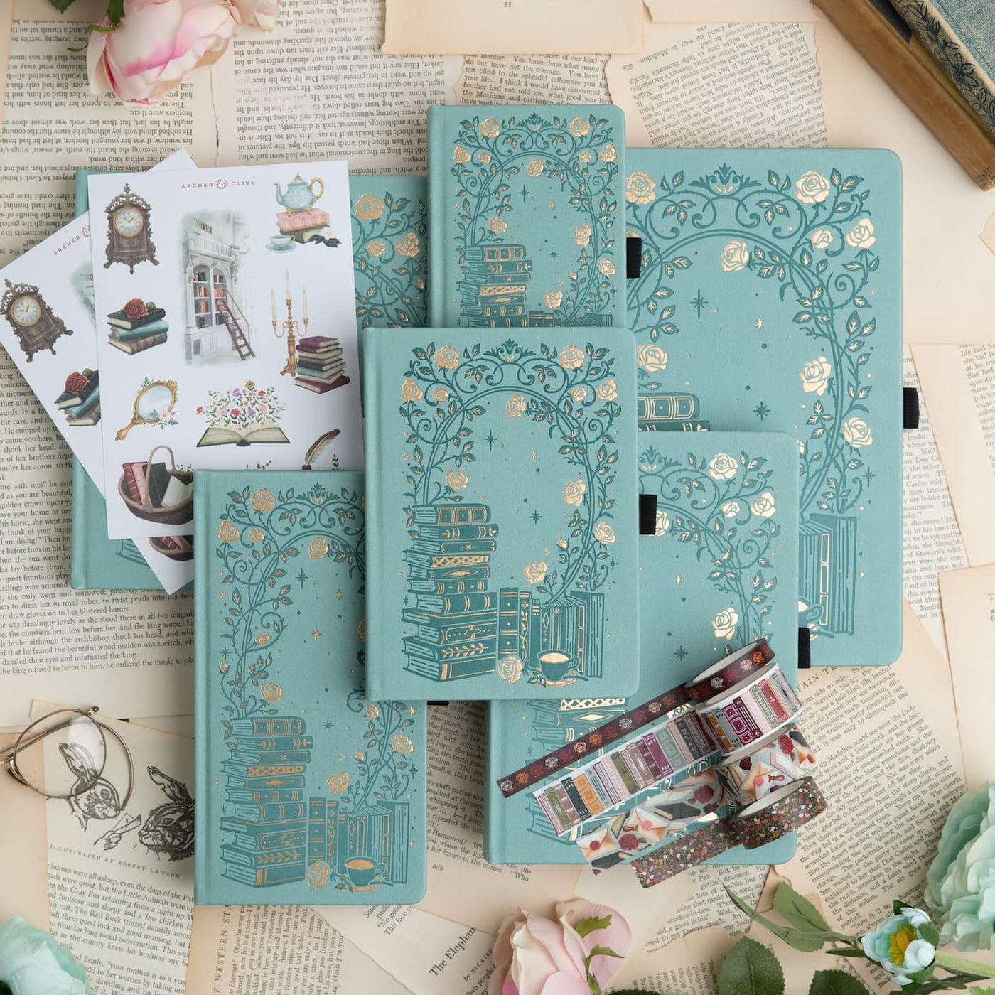 Archer & Olive Books of Beauty Notebook | WashiGang Australia