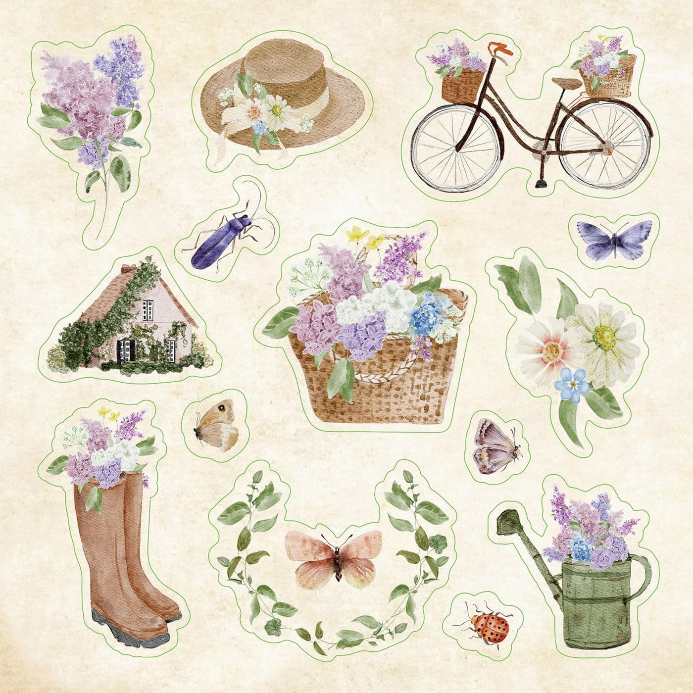 Cottagecore Sticker Book - Over 650 Stickers! | WashiGang Australia