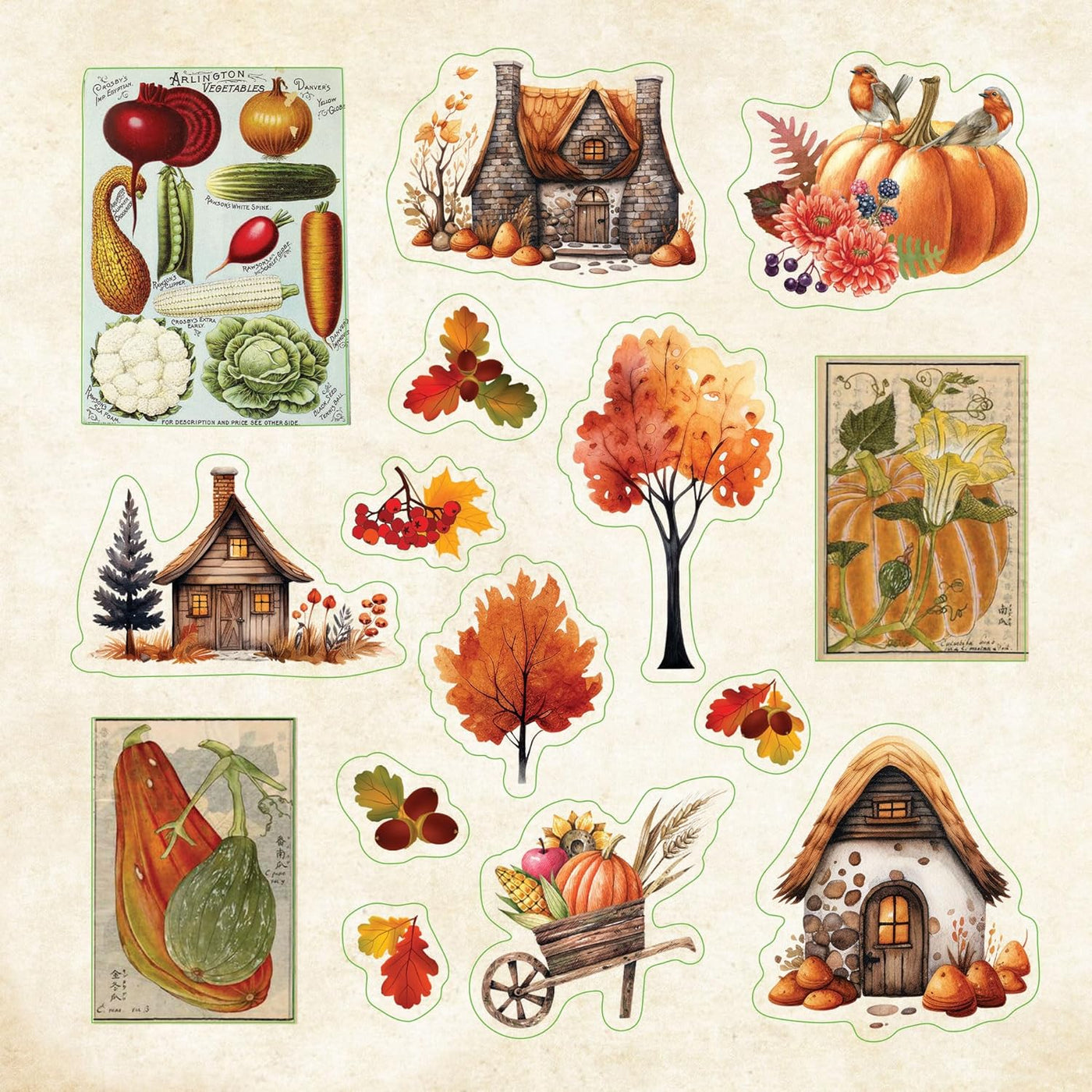 Cottagecore Sticker Book - Over 650 Stickers! | WashiGang Australia
