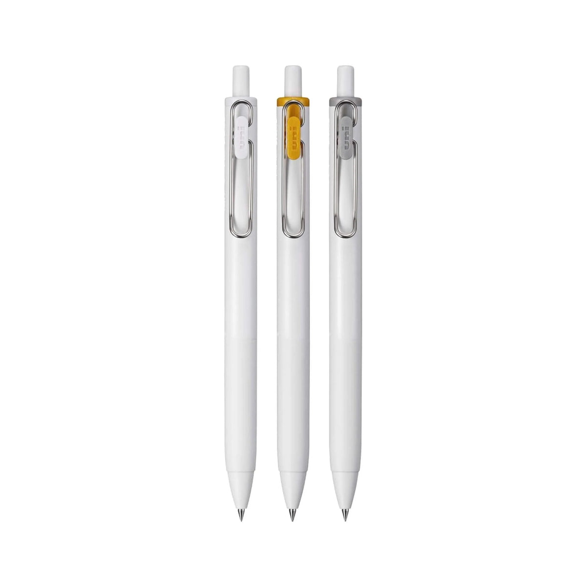Uni-Ball One Gel Pens - White + Metallic Colours — WashiGang