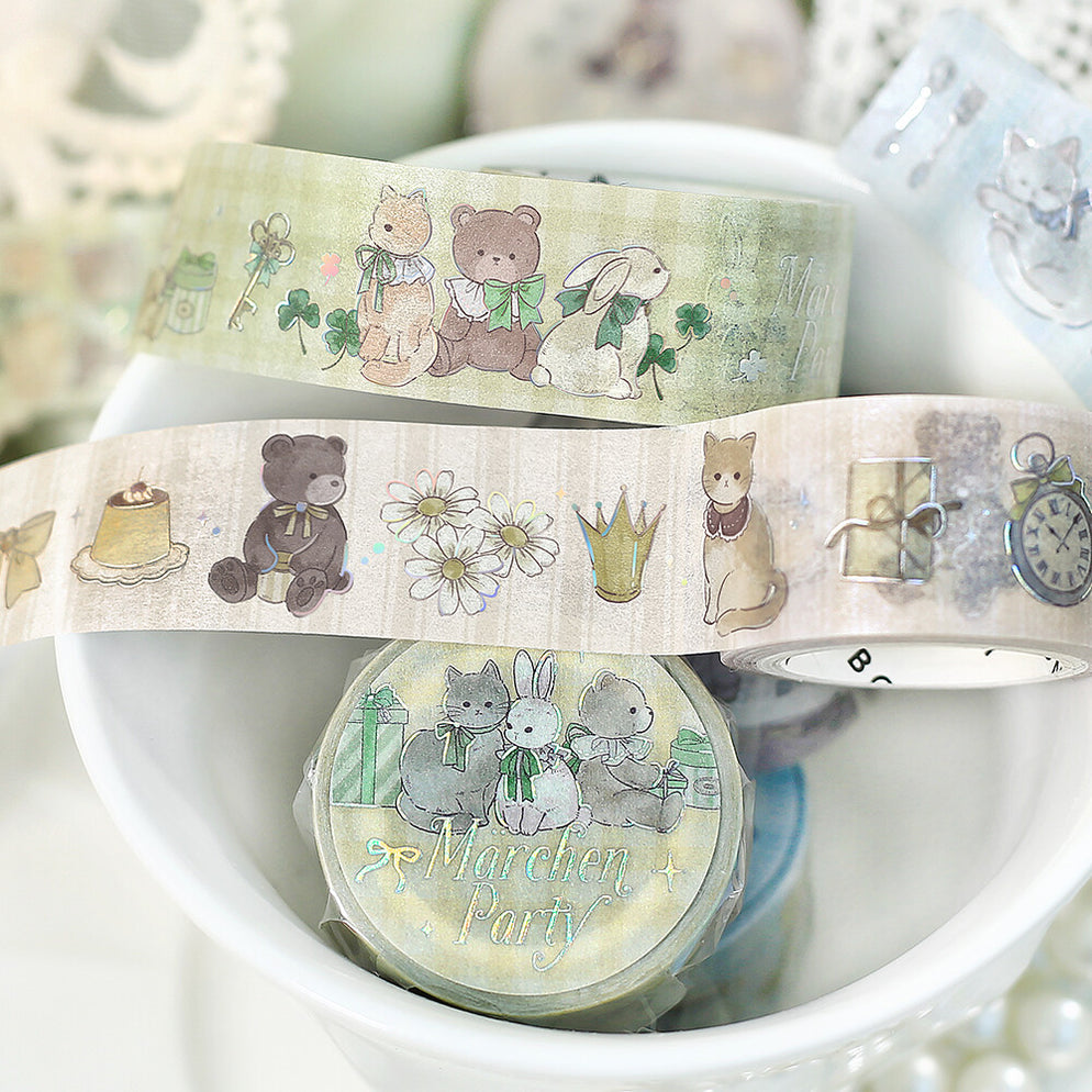 BGM 'Fairy Tale Party' Foil Washi Tape - Perfume — WashiGang
