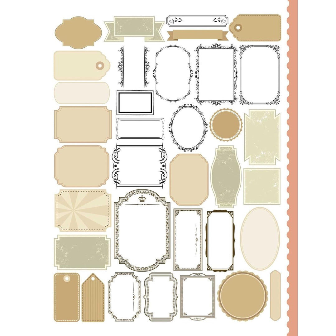 Junk Journal Cutouts - Vintage Designs | WashiGang Australia