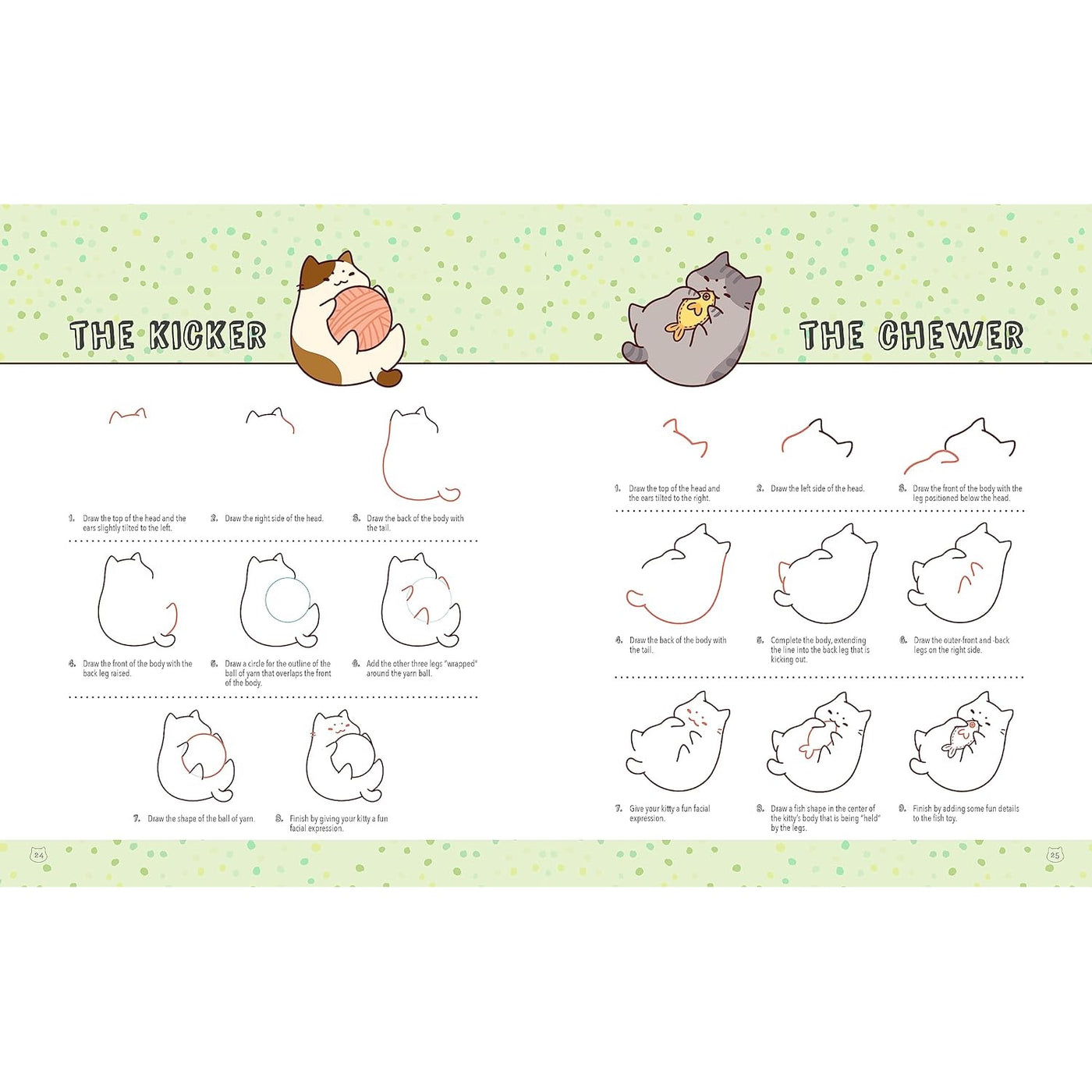 Mini Kawaii Kitties - Learn How To Draw 75 Cats In All Their Glory ...