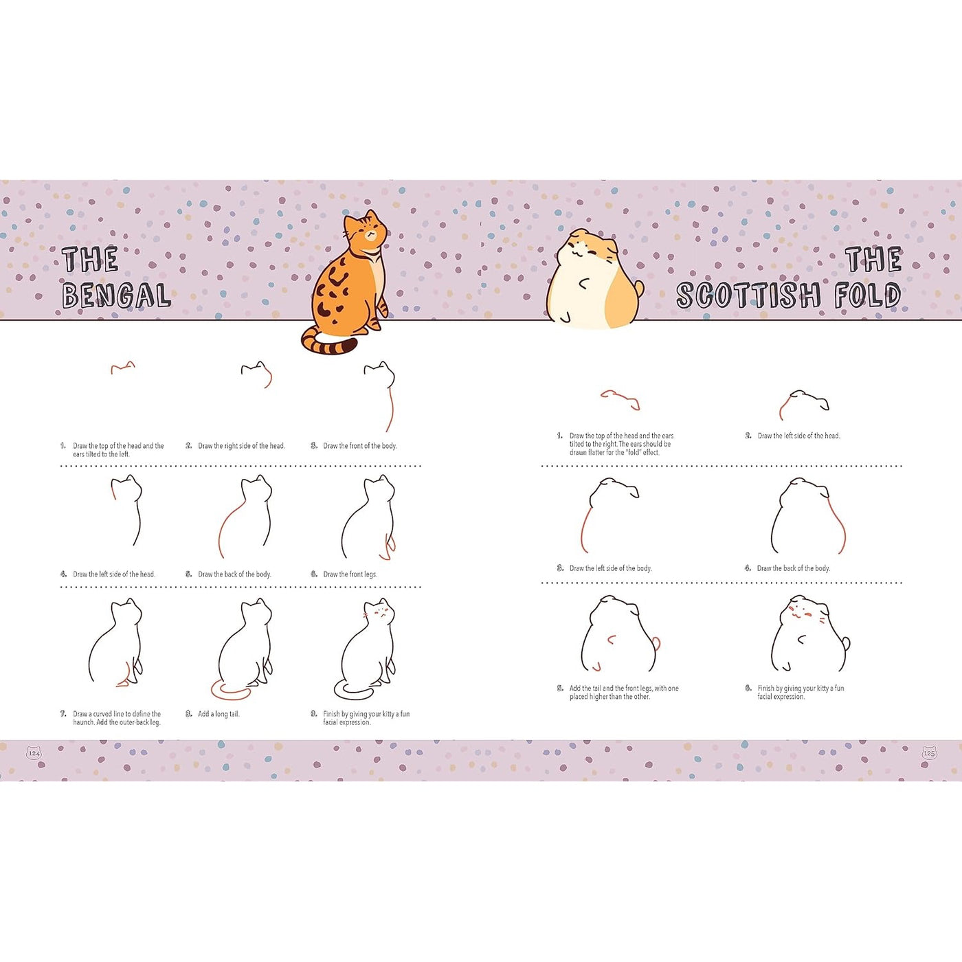 Mini Kawaii Kitties - Learn How To Draw 75 Cats In All Their Glory ...