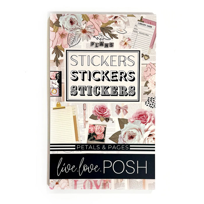 Live Love Posh Petals & Pages Sticker Book | WashiGang Australia