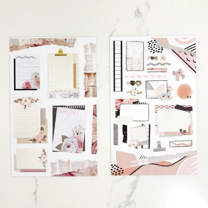 Live Love Posh Petals & Pages Sticker Book | WashiGang Australia