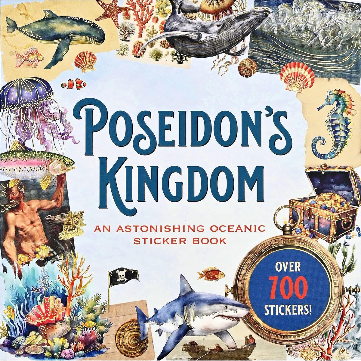 Poseidon's Kingdom Sticker Book - Over 700 Stickers! — WashiGang