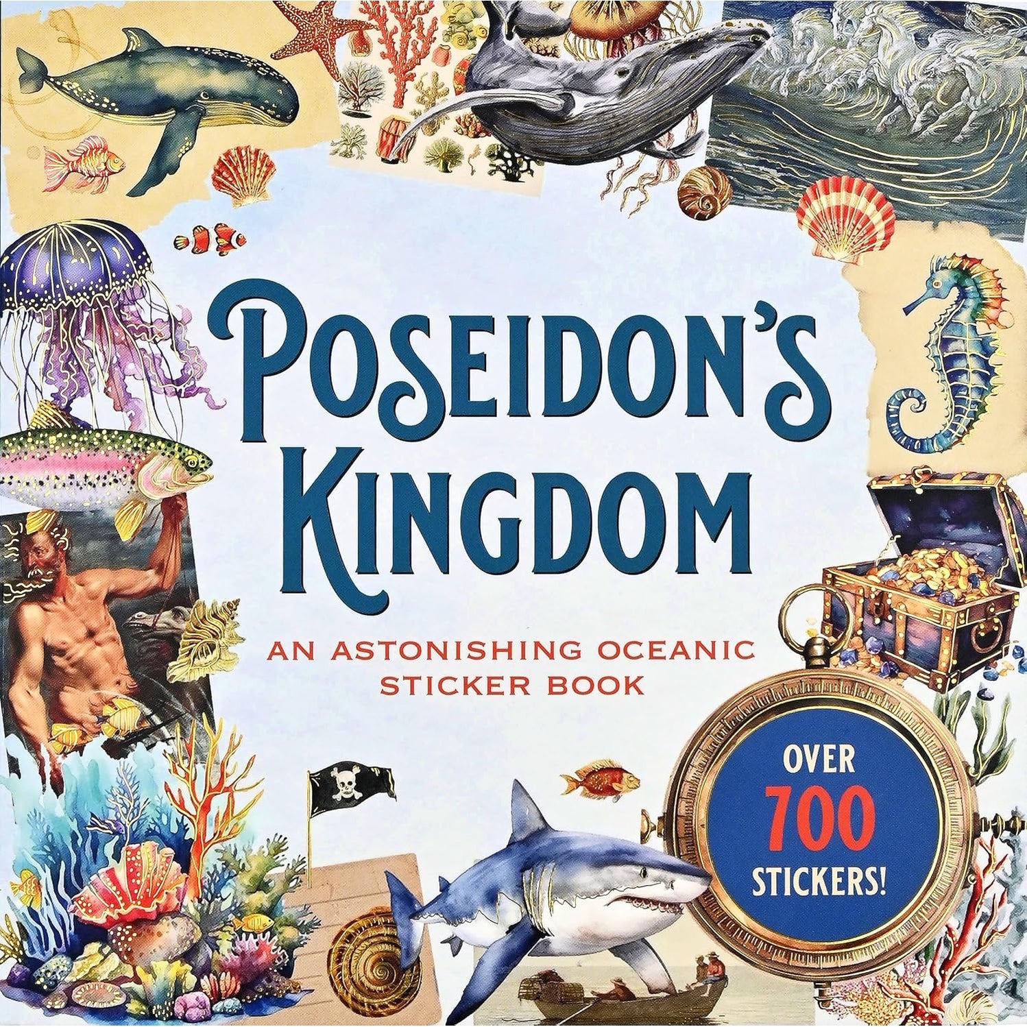 Poseidon's Kingdom Sticker Book - Over 700 Stickers! — WashiGang