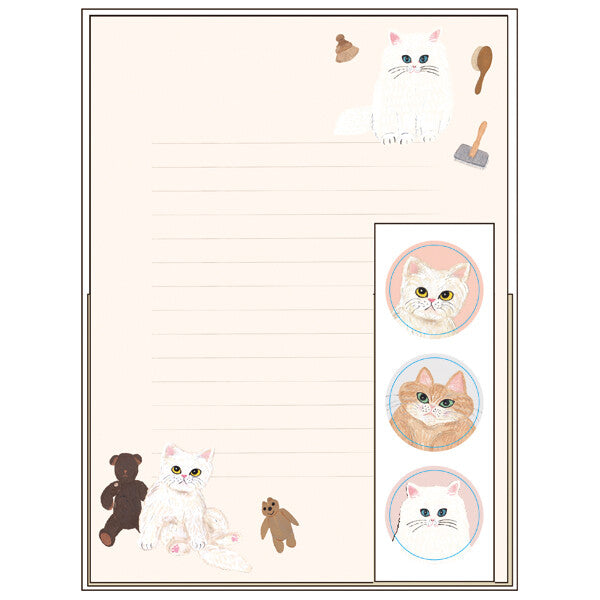 Letter Set - Cat (Beige) — WashiGang