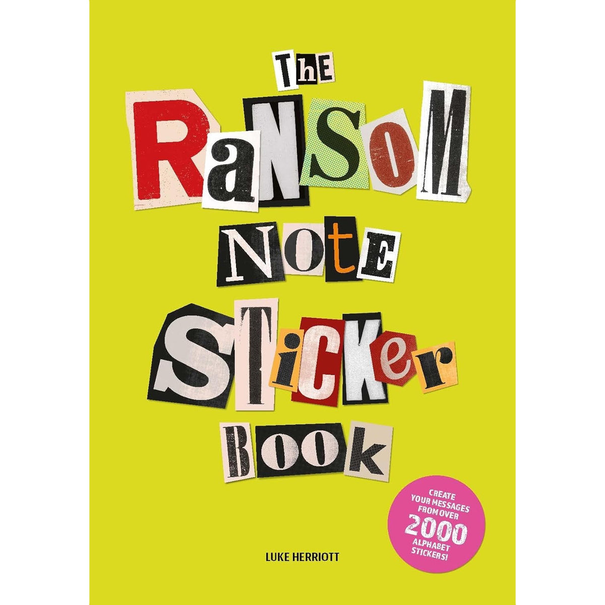 The Ransom Note Sticker Book — WashiGang
