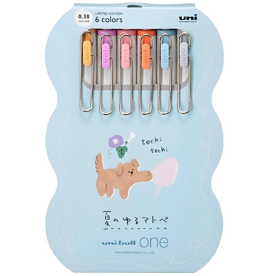 Uni-Ball One Gel Pens - Limited Edition 'Summer' Colours - 0.38mm ...
