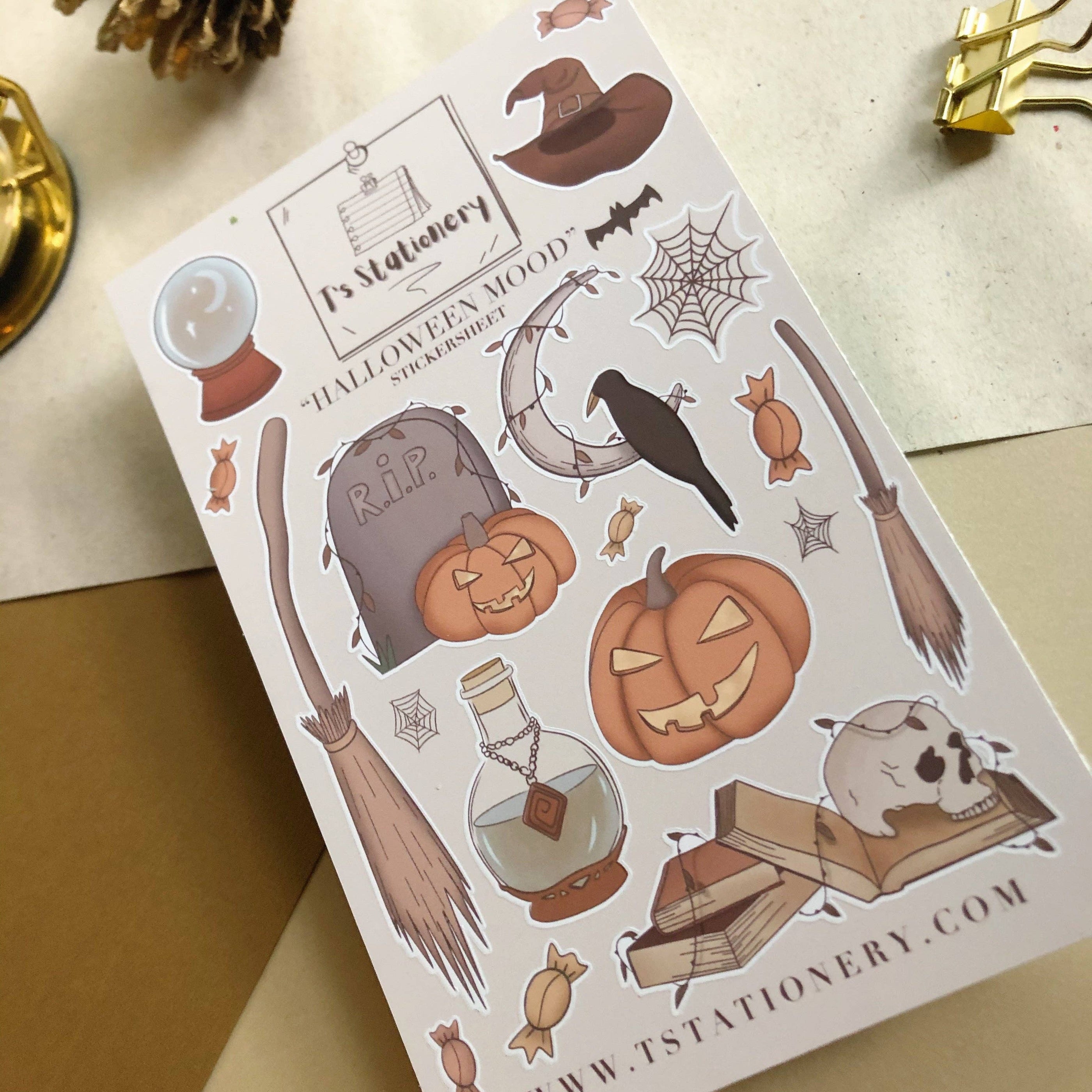 Halloween Mood Sticker Sheet — WashiGang