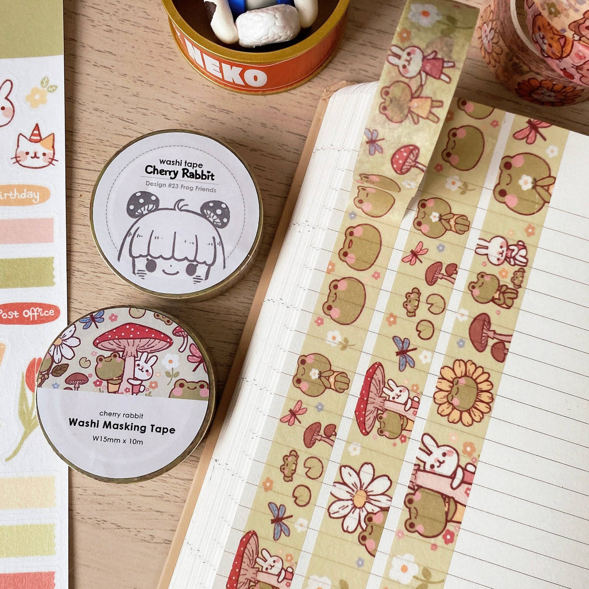 Frog Friends Washi Tape — WashiGang