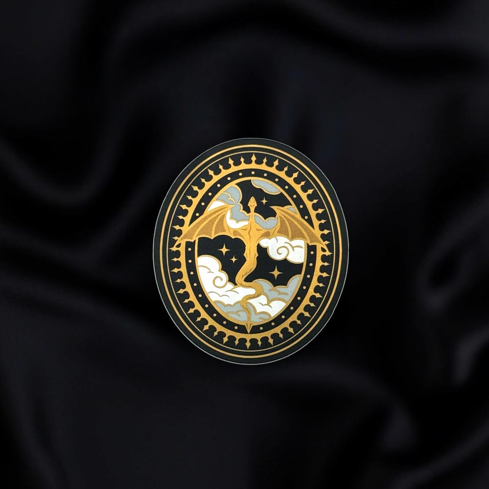 The Quirky Cup Collective Dragon Lore Vinyl Sticker | WashiGang Australia