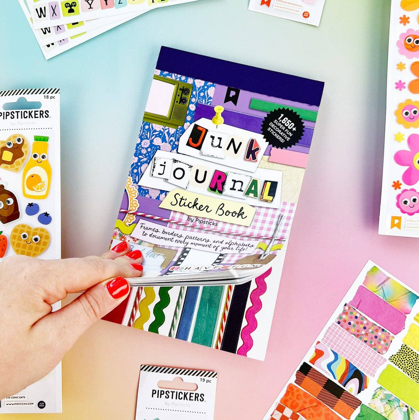 Pipsticks Mix & Match Junk Journal Sticker Book — WashiGang