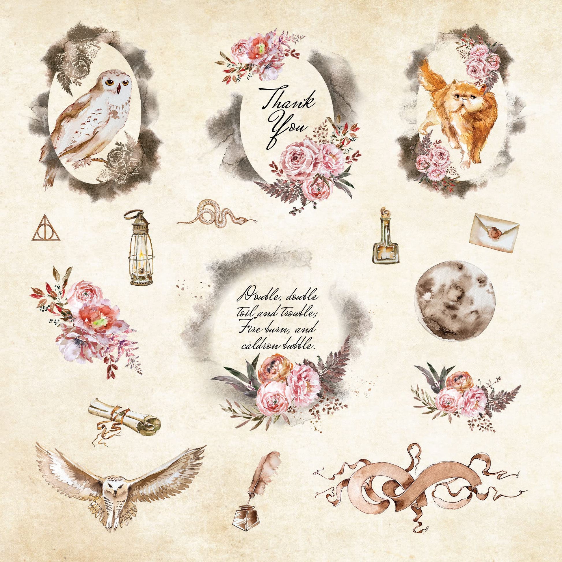 Mystical Ephemera Sticker Book - Over 900 Stickers! | WashiGang Australia