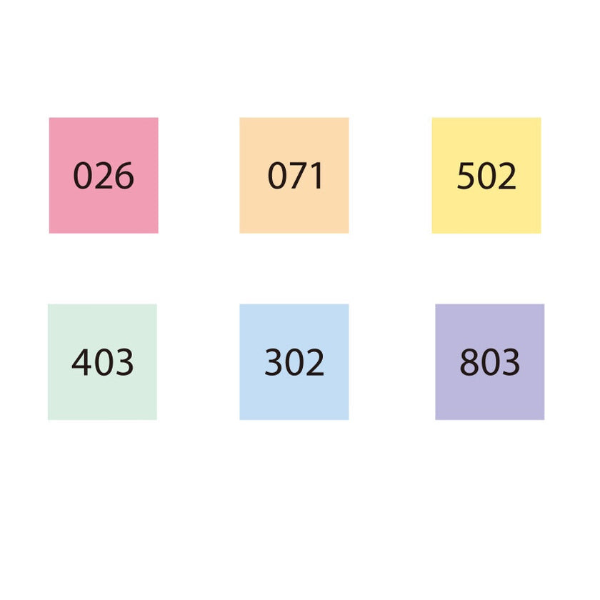 Kuretake Zig Clean Color Dot Marker 6 Pack - Mild Colours | WashiGang ...